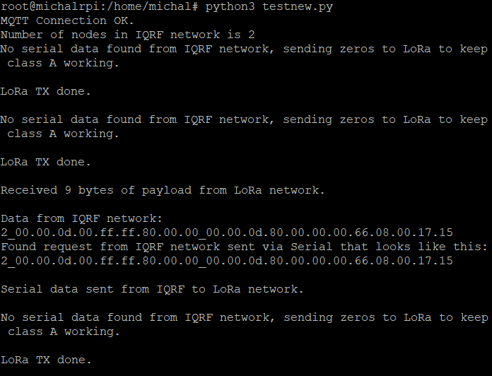 Dual Gateway working in IQRF and LoRaWAN Network – LoRa@VSB – LoRaWAN Network of Technical ...